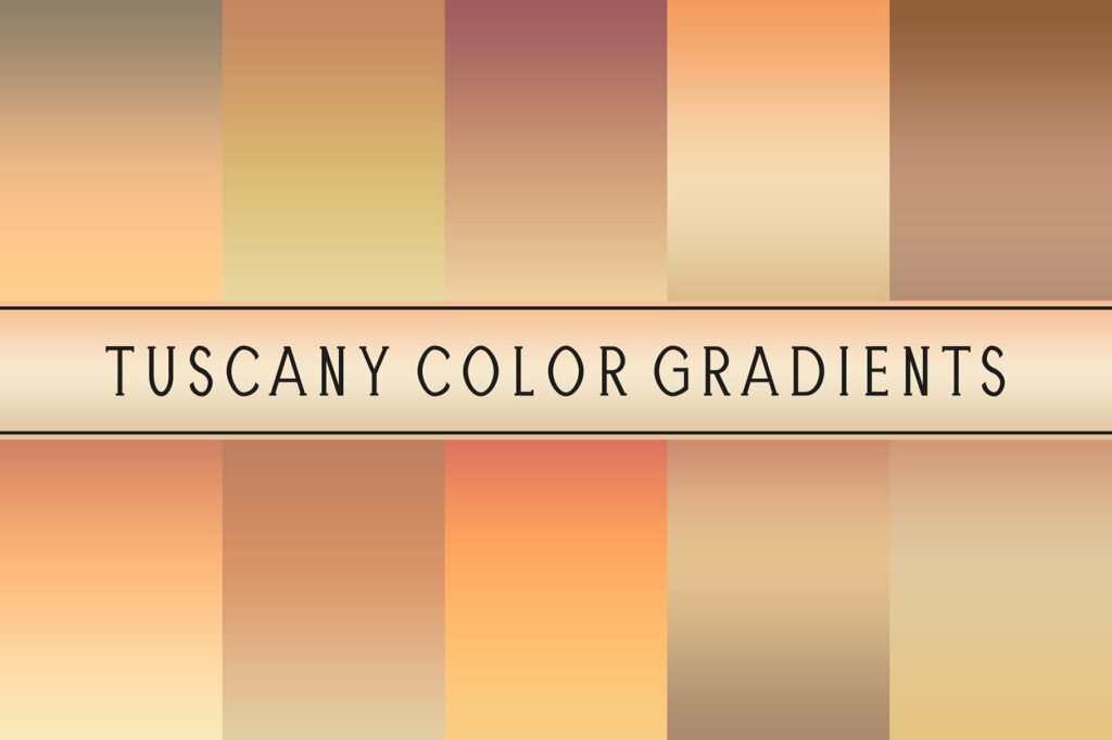 Tuscany Color Gradients – MasterBundles