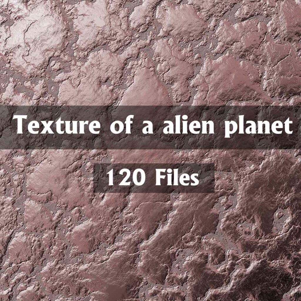 Texture of a alien planet - MasterBundles
