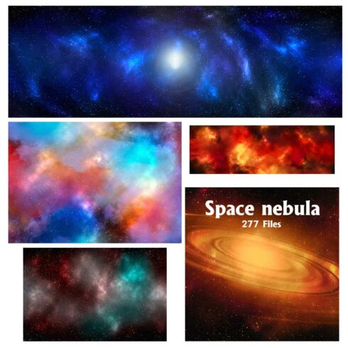 Space background with stardust and shining stars - MasterBundles