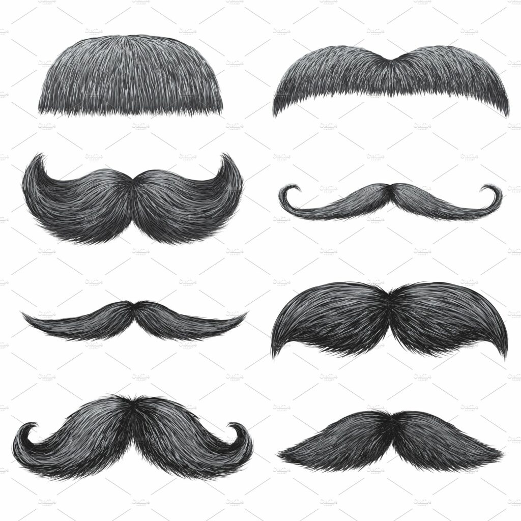 Different styles of male mustaches – MasterBundles