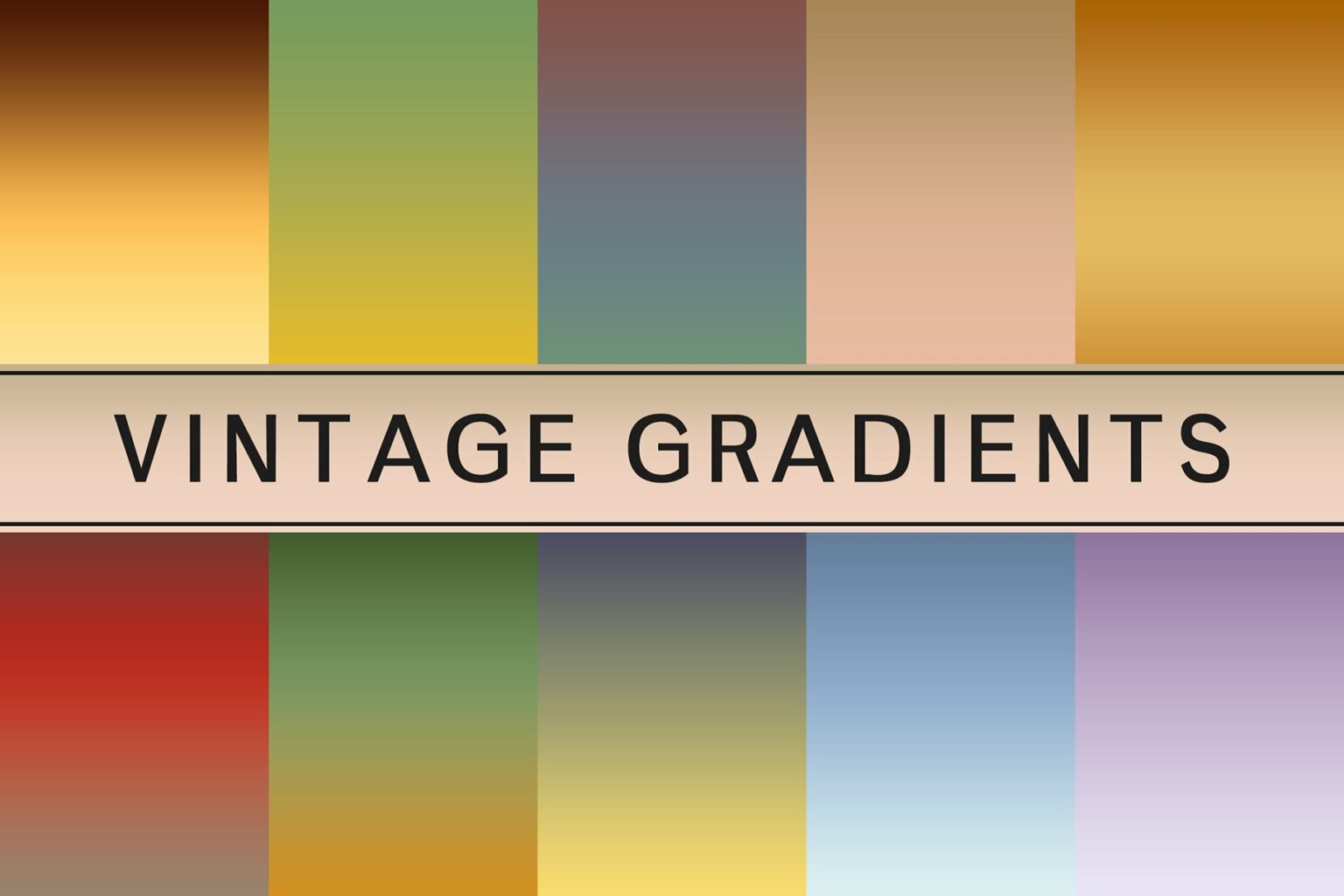 Vintage Gradients – MasterBundles