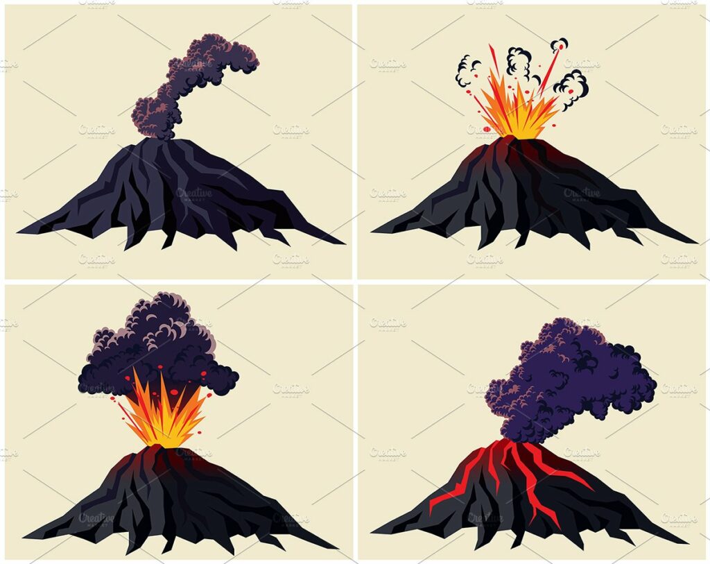 Volcanic eruption mini Set – MasterBundles