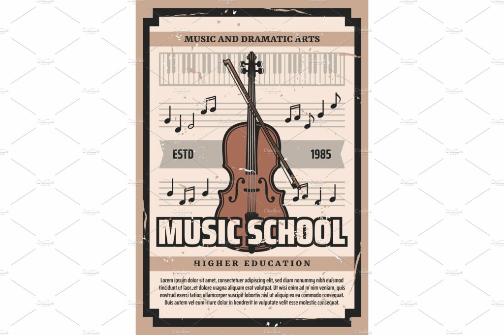 Music arts education school – MasterBundles