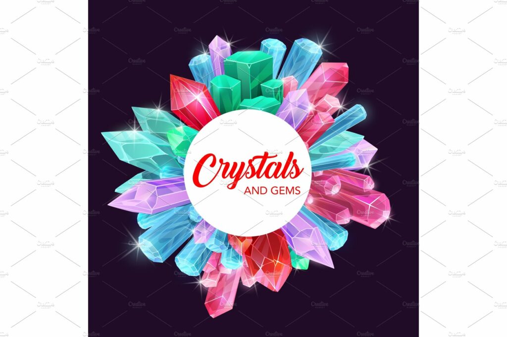 Crystals, gems, quartz, amethyst – MasterBundles