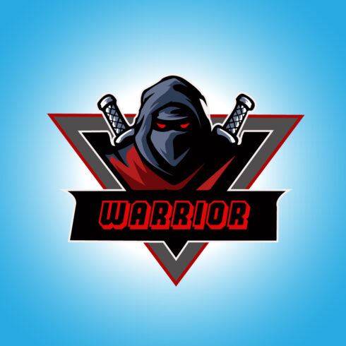 Warrior gaming mascot logo - MasterBundles