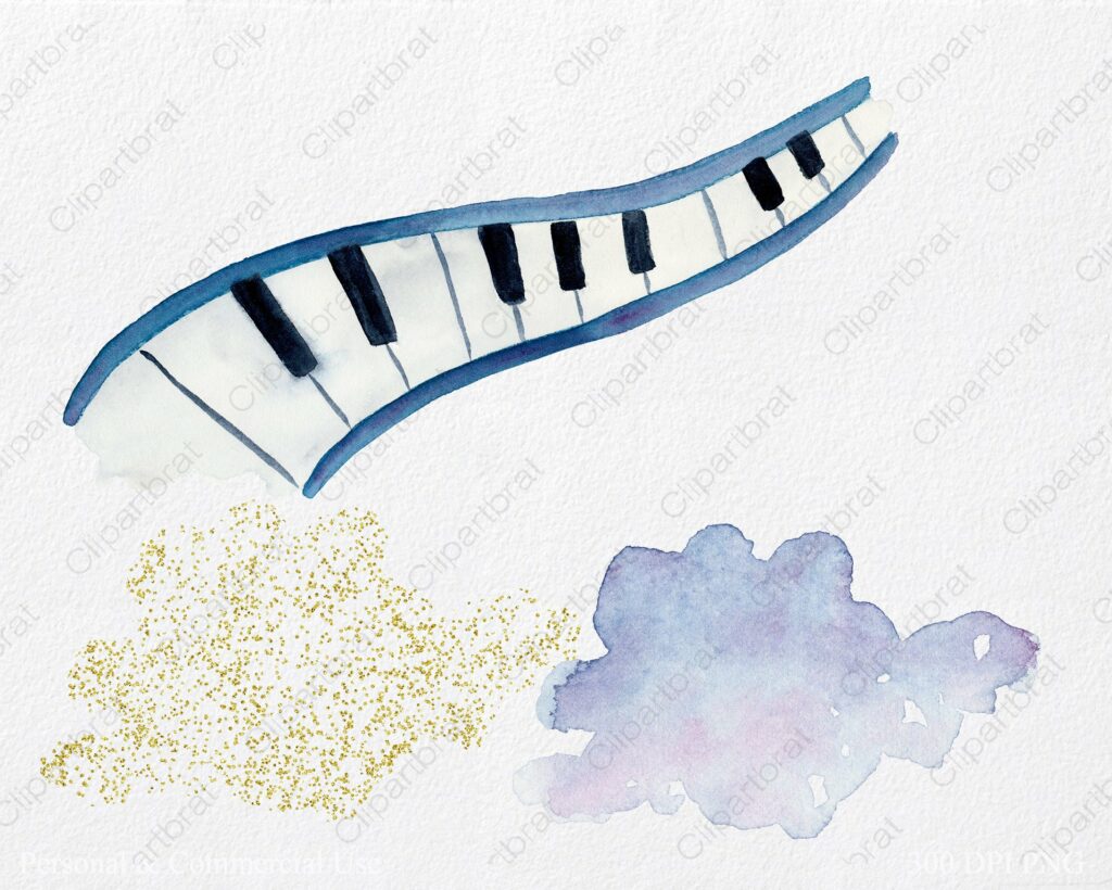Rainbow Watercolor Music Notes – MasterBundles