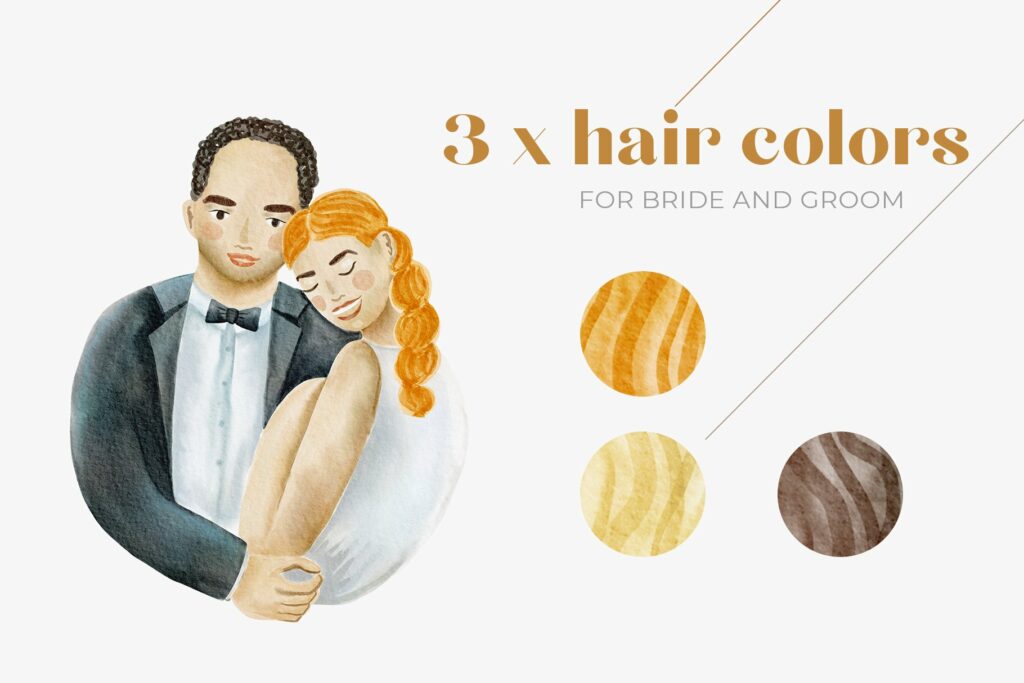 Custom Wedding Portrait Creator – MasterBundles