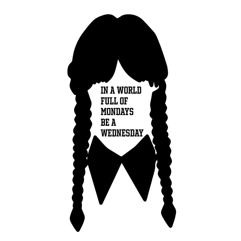 Wednesday Design ( SVG - PNG - JPG - EPS ) Included - MasterBundles