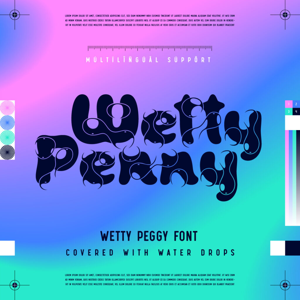 Wetty Penny font - MasterBundles