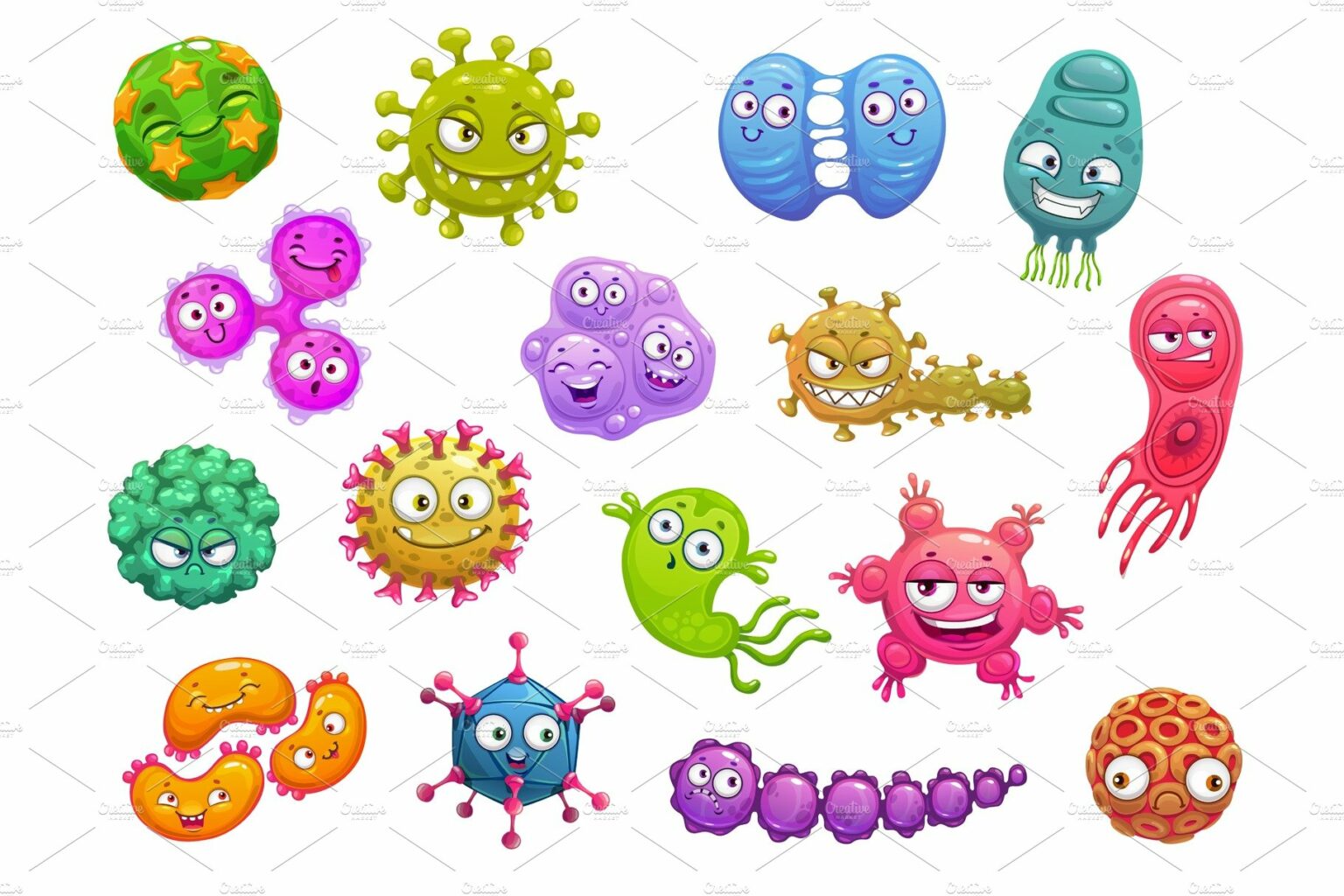 Virus, bacteria, germ, microbes – MasterBundles