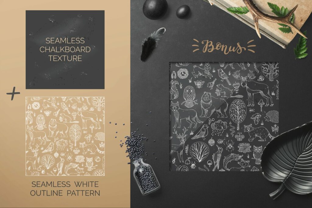 Autumn Woodland Seamless Patterns – MasterBundles