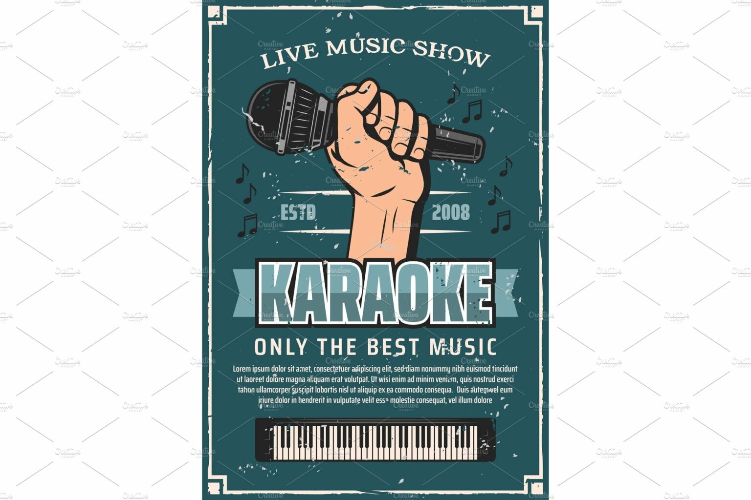 Musical party karaoke live music – MasterBundles