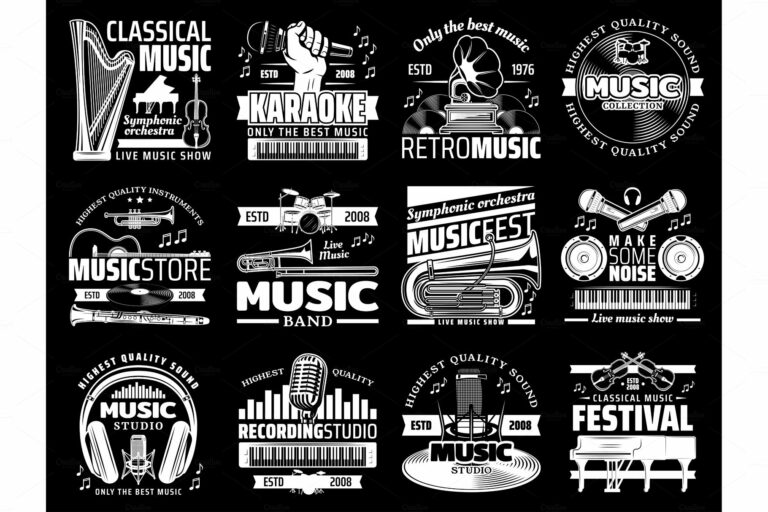 Musical instruments, record studio – MasterBundles