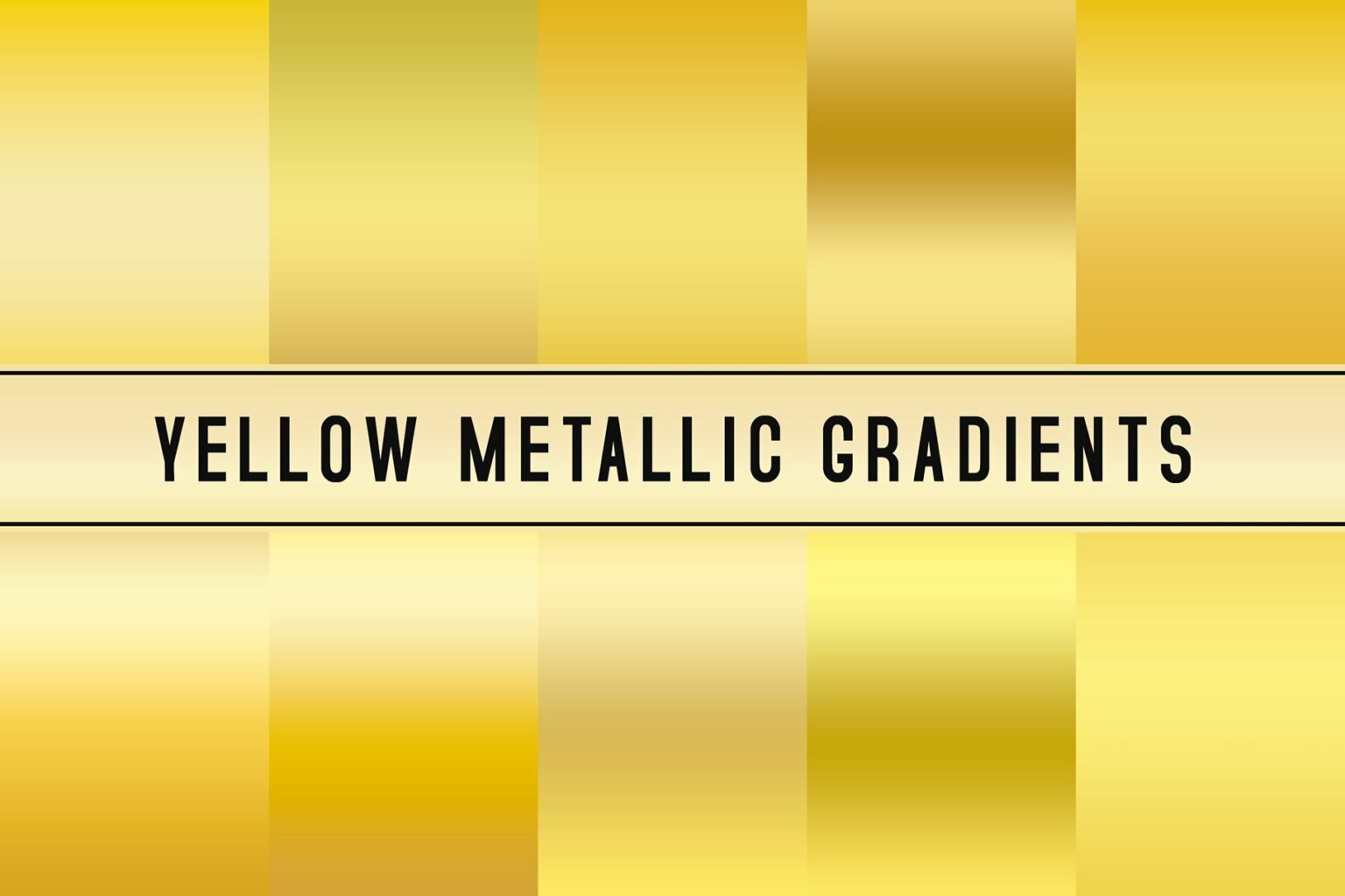 Yellow Metallic Gradients – MasterBundles