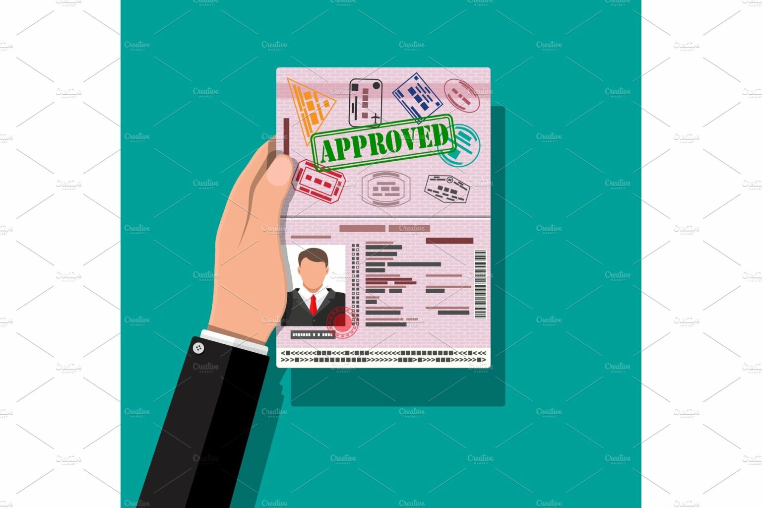 ID card in hand. Identity card – MasterBundles