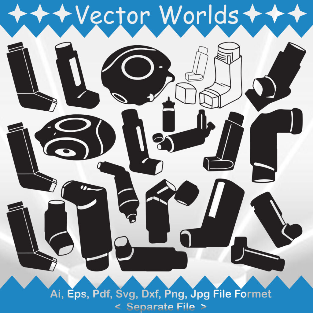 Inhaler SVG Vector Design. - MasterBundles