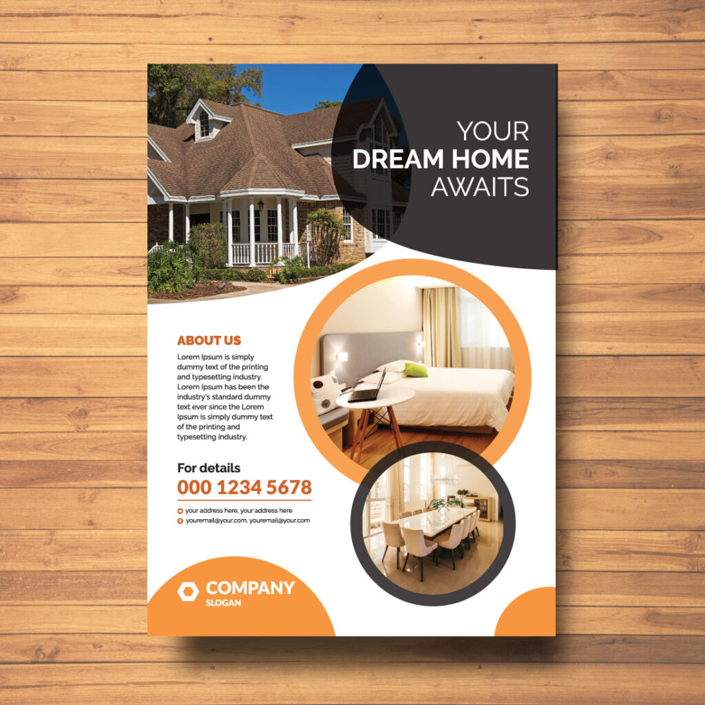 2 Unique Real Estate Flyer Template Design - MasterBundles