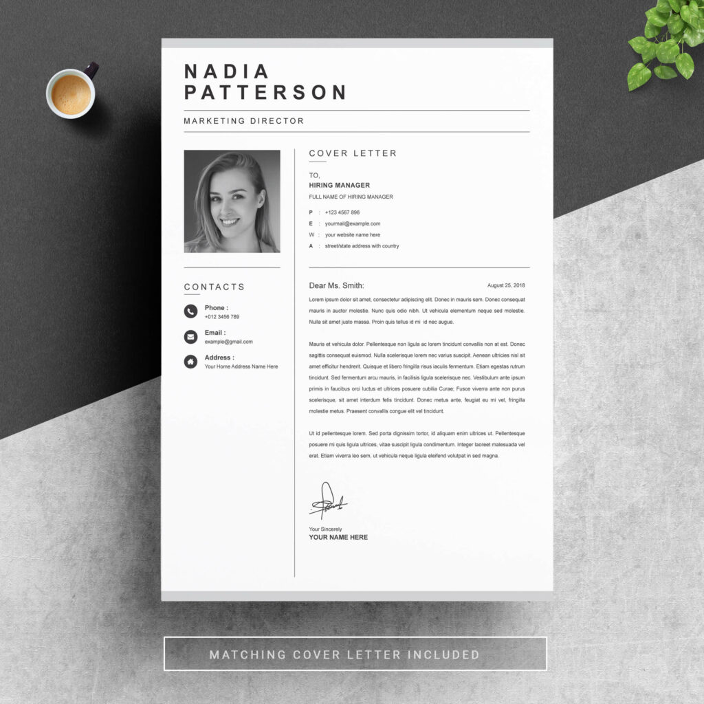 Marketing Director CV Template | Professional Resume | CV Template ...