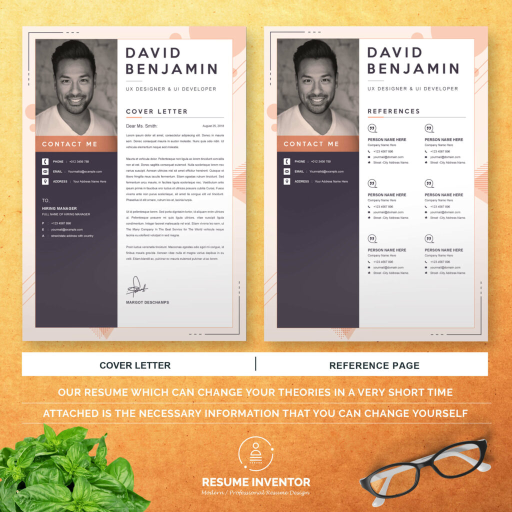 UX Designer & UI Developer Resume Template | Colorful Resume & Cover ...