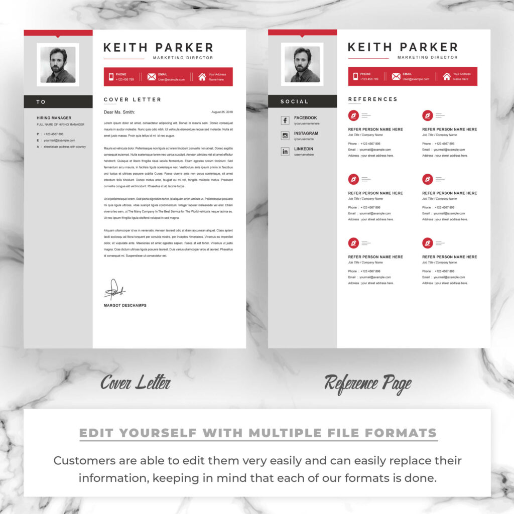 Marketing Director Resume Template | Professional Resume Template ...