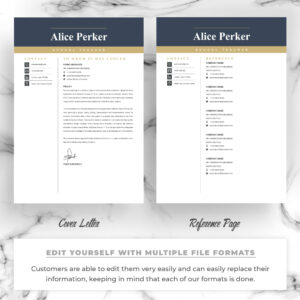 School Teacher CV Template | Modern Resume Template - MasterBundles