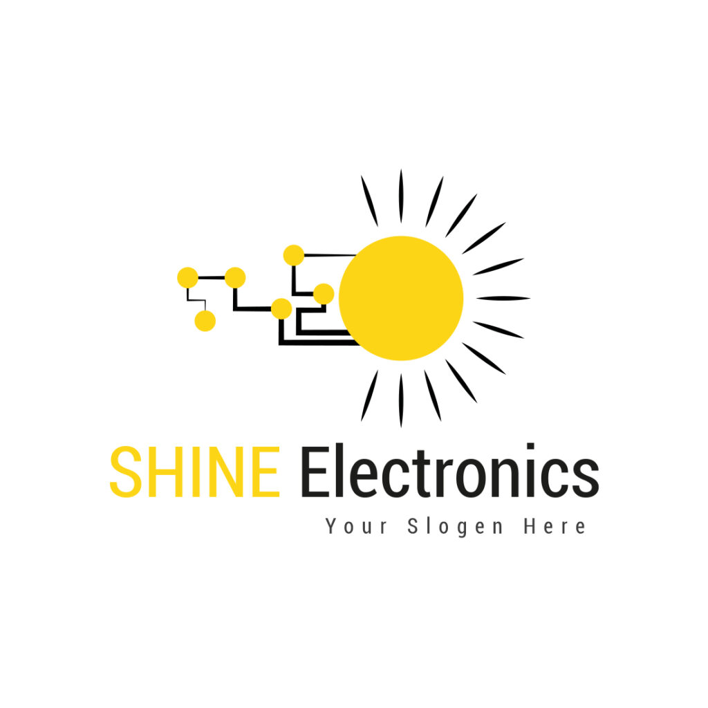 Electronics + solar system ( Logo design ) - MasterBundles