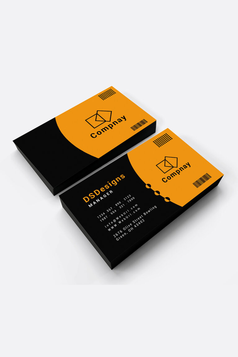 Modern corporative business card design - MasterBundles