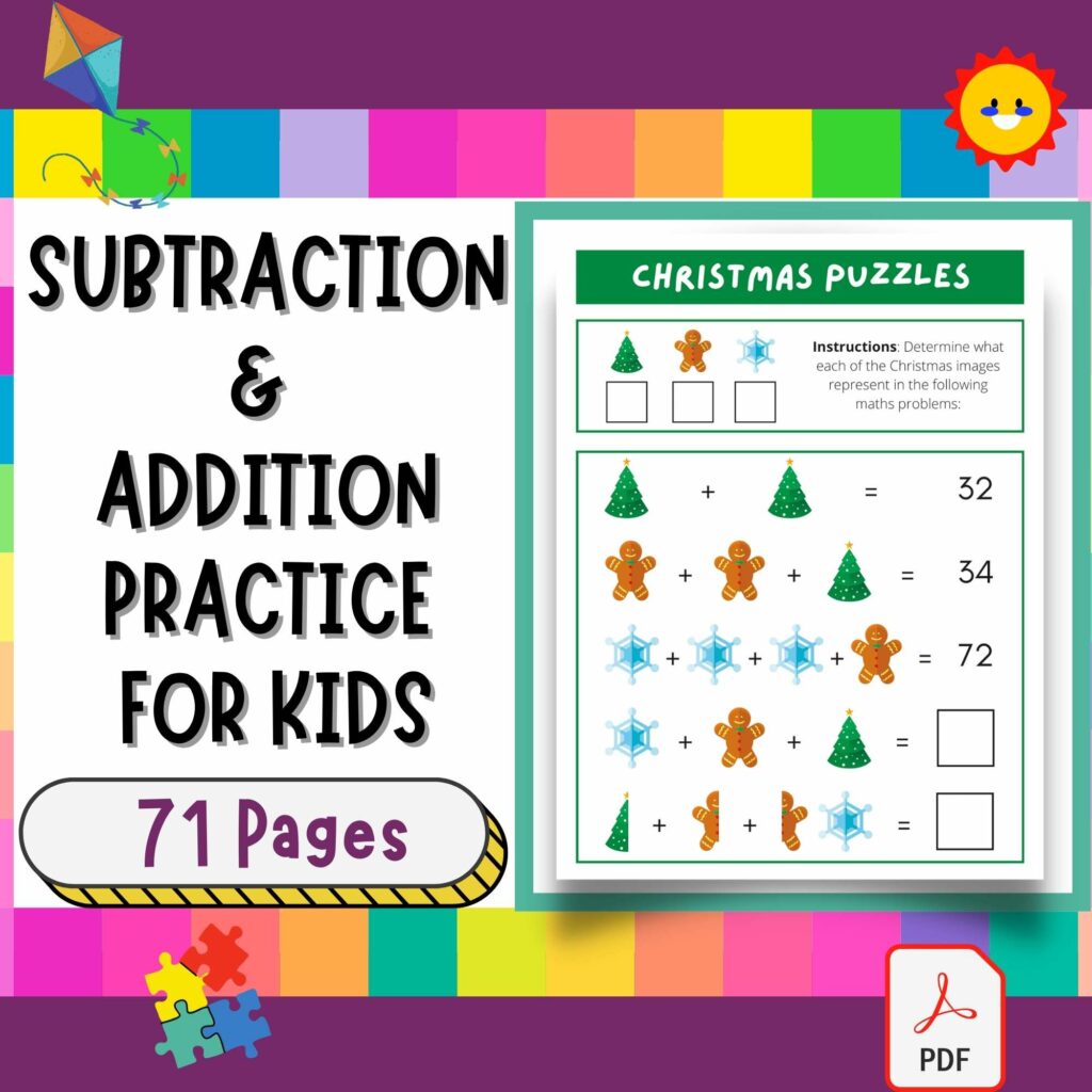Addition & Subtraction Activity Pages - End of Year & Math Teaching ...