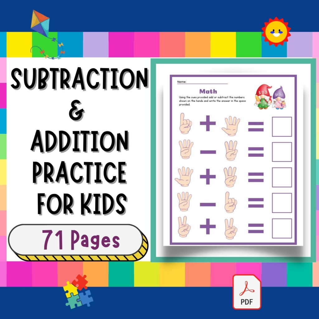 Addition & Subtraction Activity Pages - End of Year & Math Teaching ...