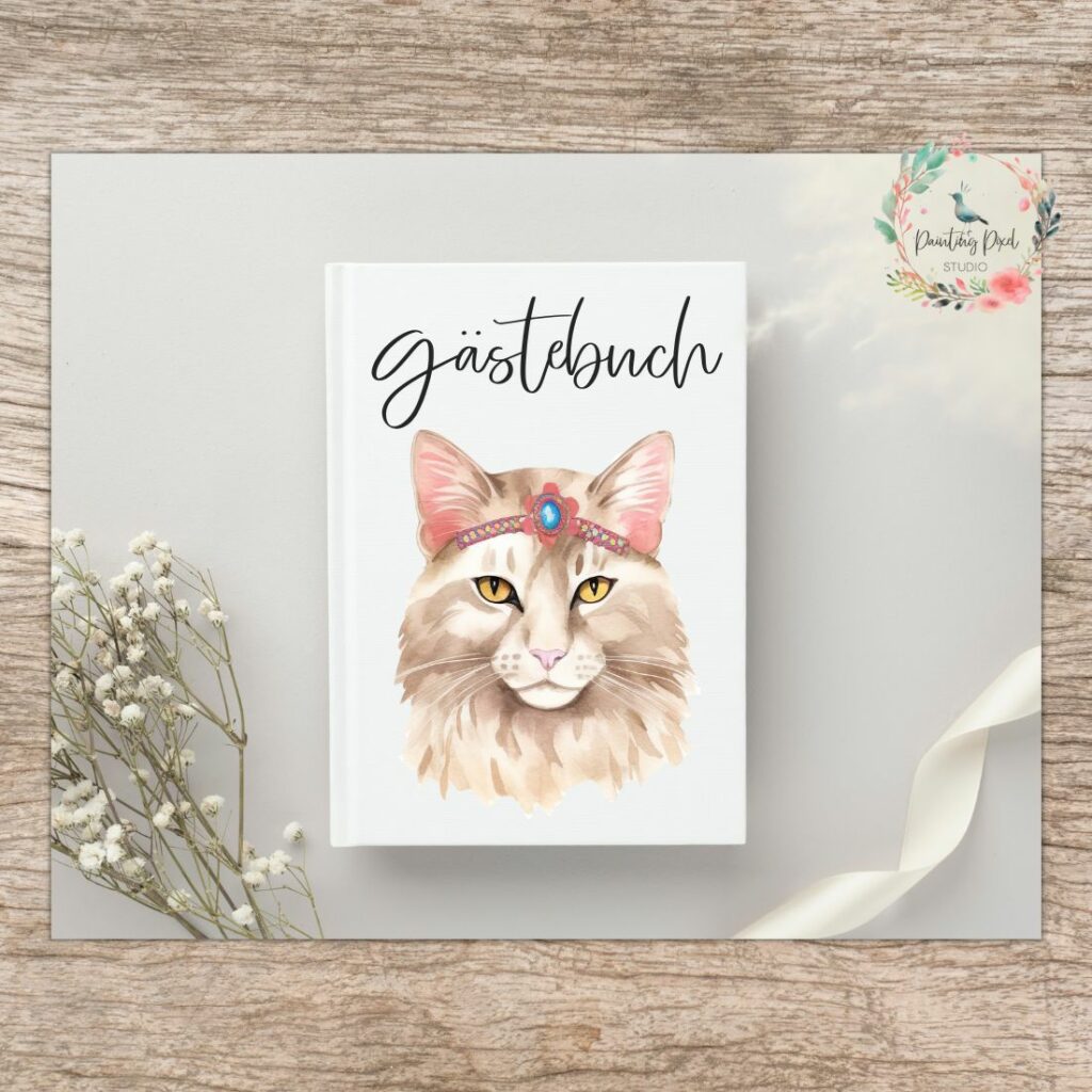 18 Boho Style Feather Cats PNG, Watercolor Clipart, Boho Cats ...