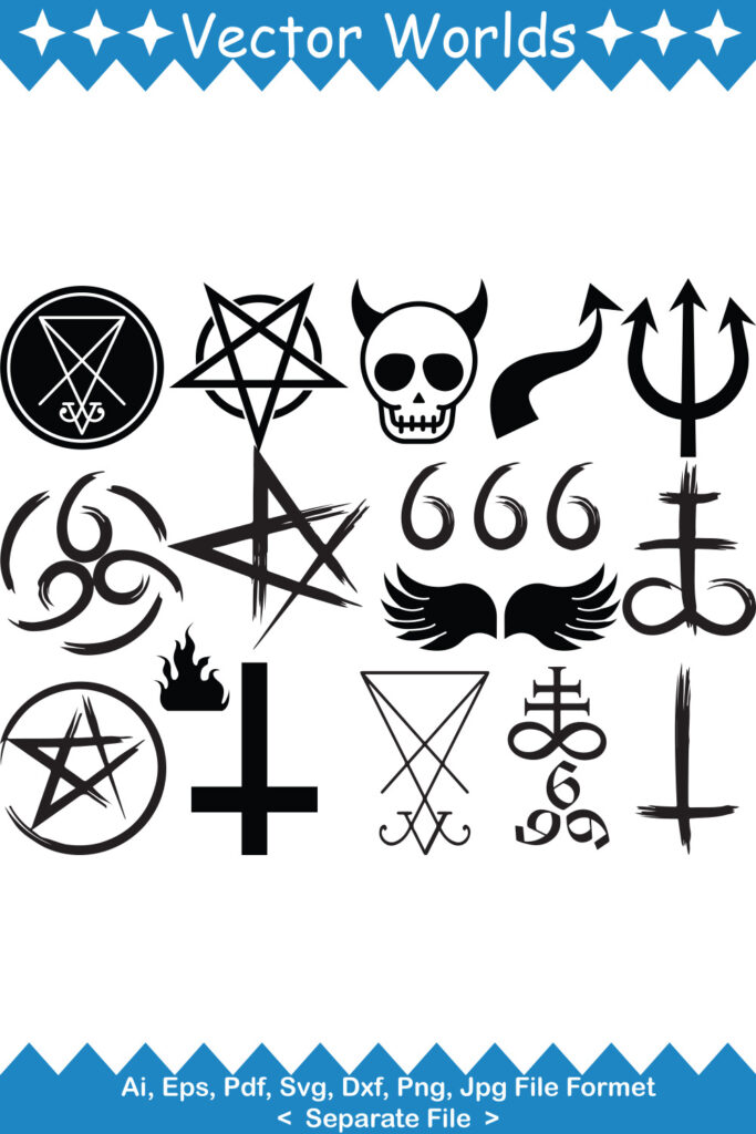 Lucifer Icon SVG Vector Design. - MasterBundles