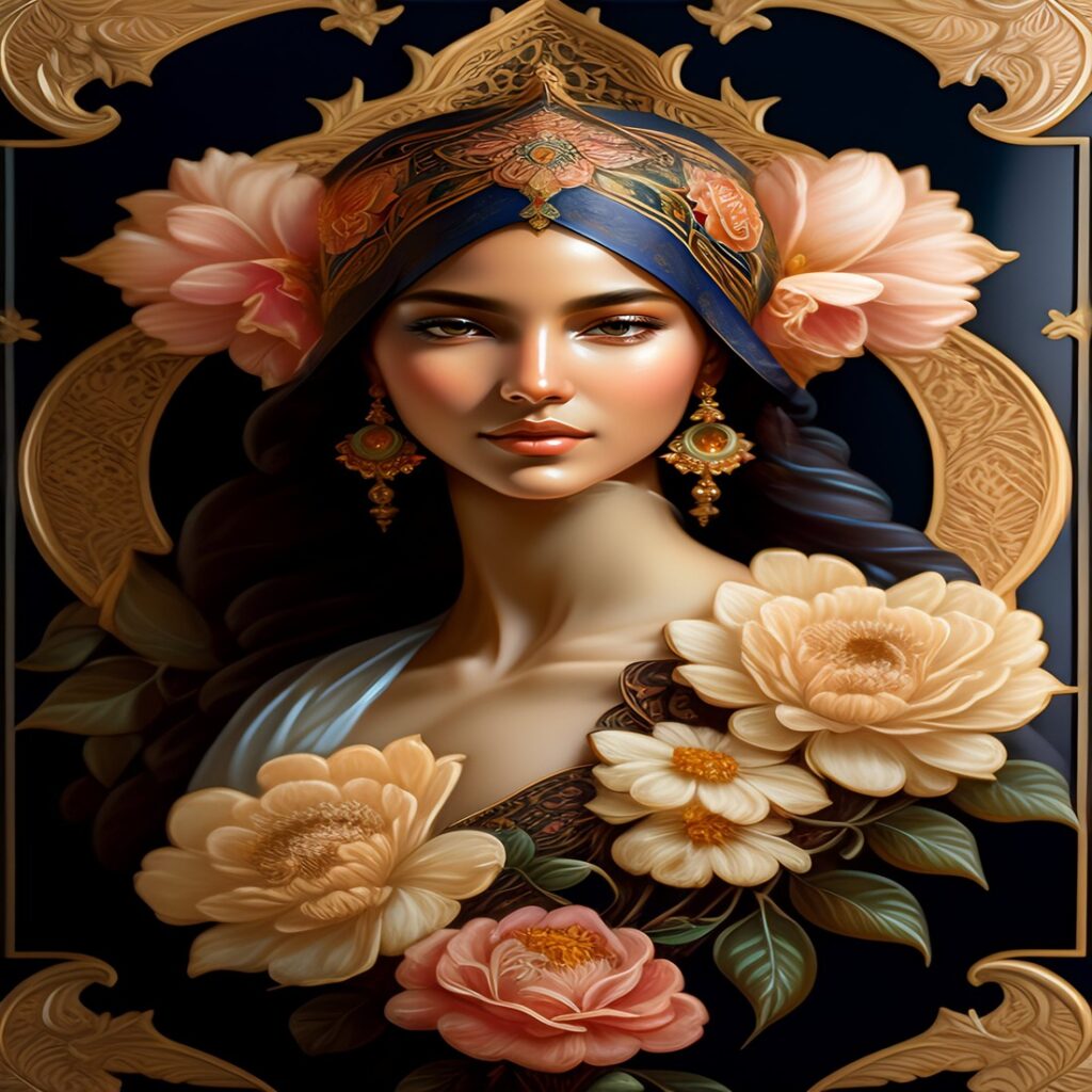 Woman - Flower Design Template - MasterBundles