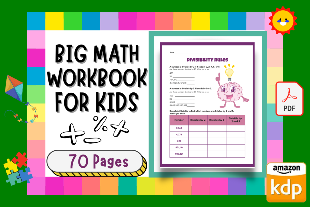 Division, Multiplication, Subtraction, and Addition Practice Worksheets ...