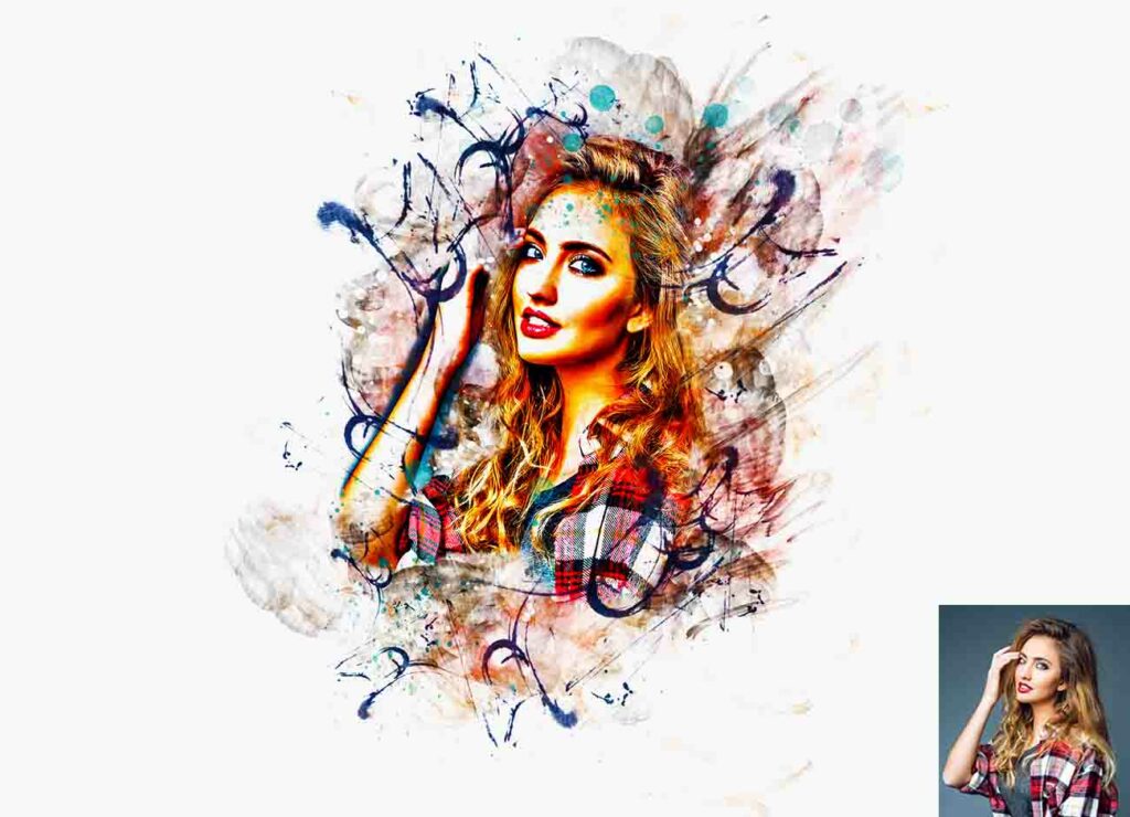 Artistic Painting Effect Photoshop Action - MasterBundles