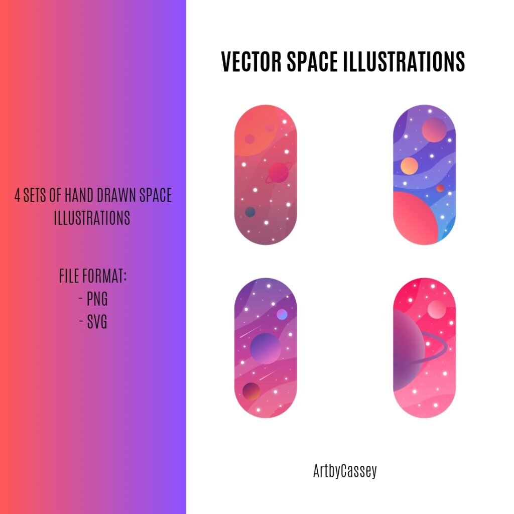 Vector Space Illustrations - MasterBundles