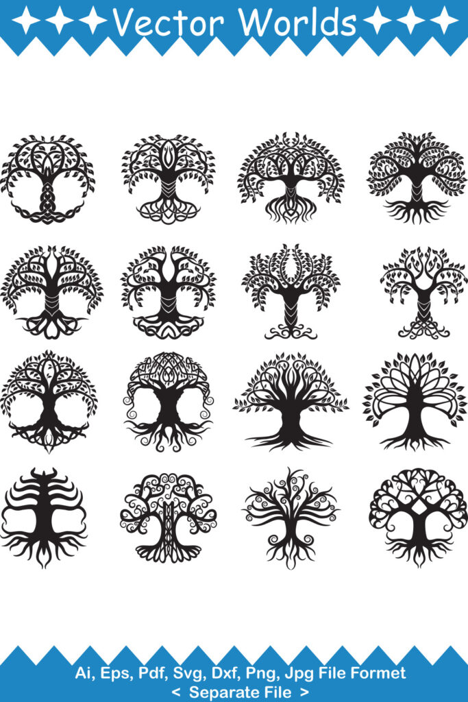 The Tree of Life Symbol SVG Vector Design. - MasterBundles