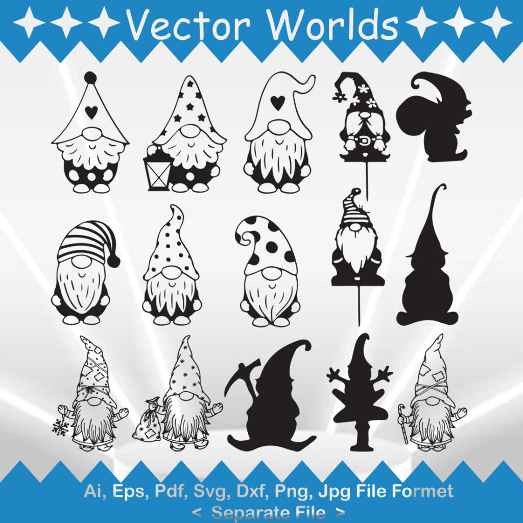 Gnome SVG Vector Design. - MasterBundles