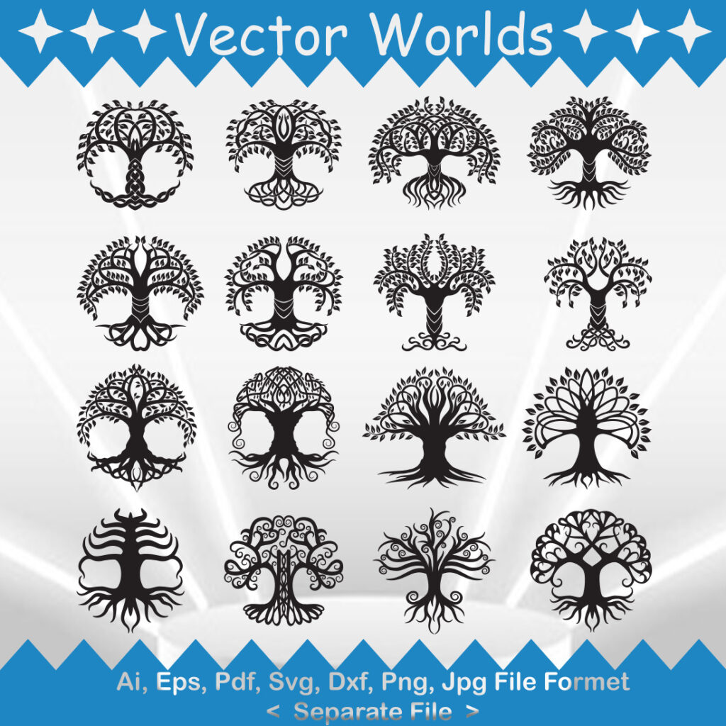 The Tree of Life Symbol SVG Vector Design. - MasterBundles