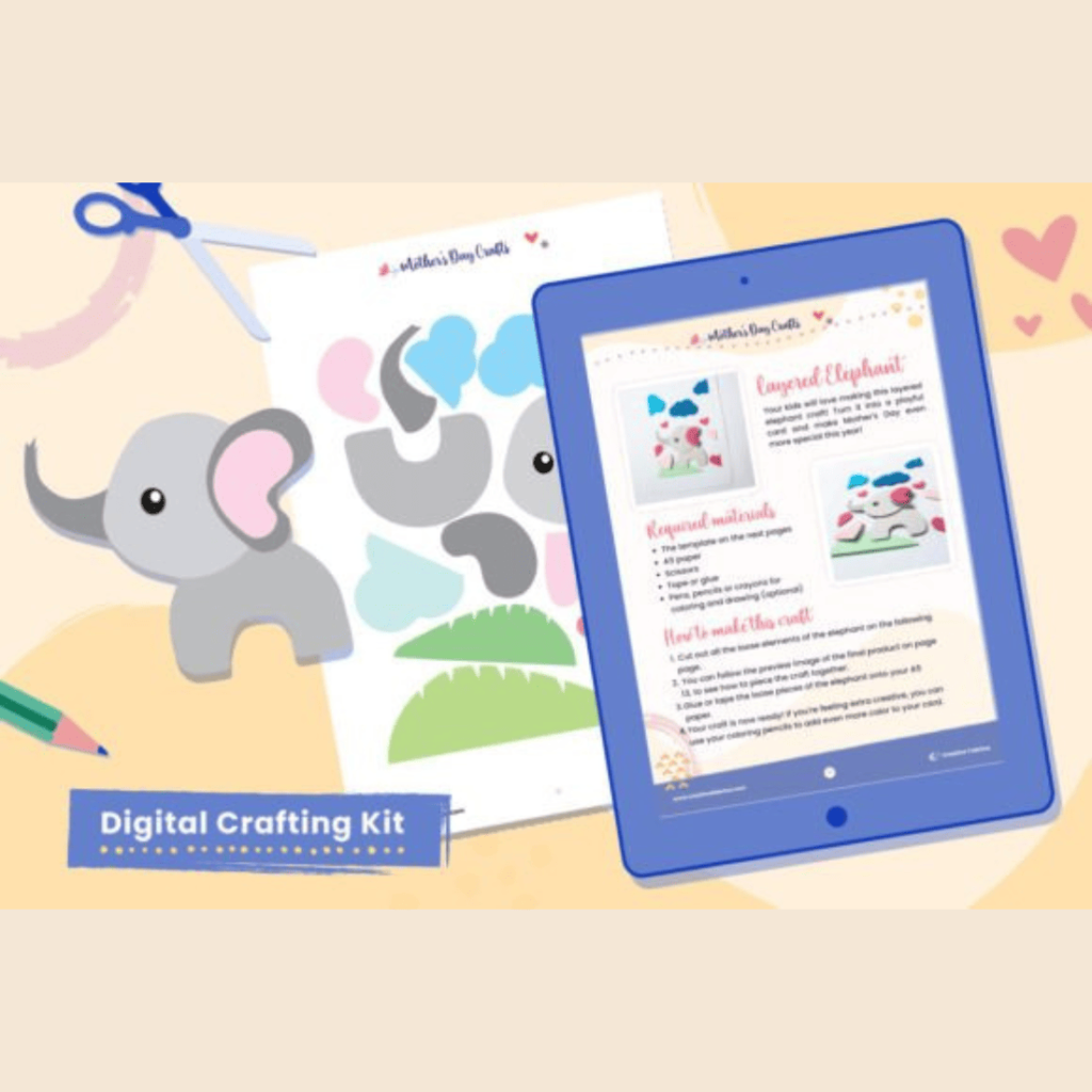 Mother's Day Digital Crafting Kit - MasterBundles
