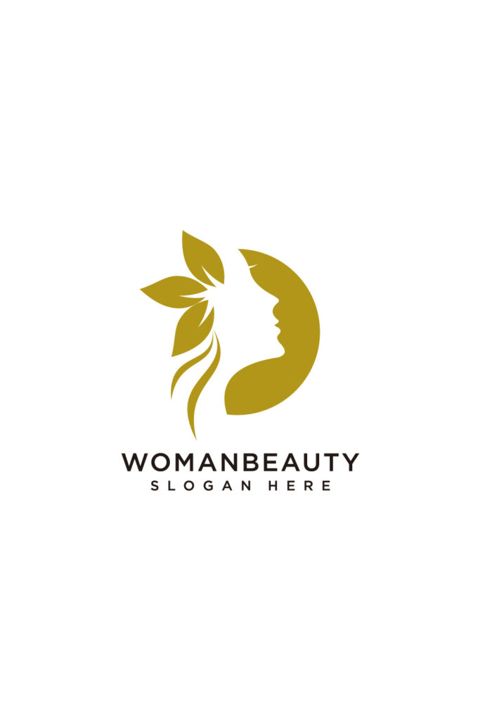 mowan face beauty logo vector - MasterBundles