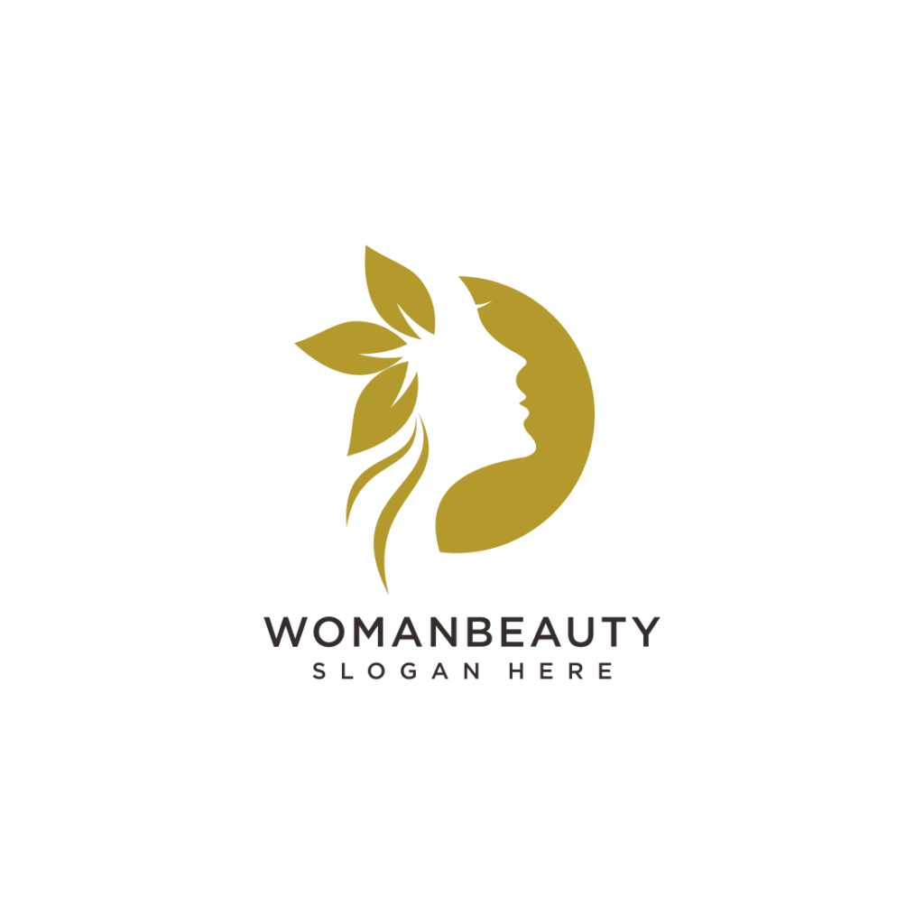 mowan face beauty logo vector - MasterBundles