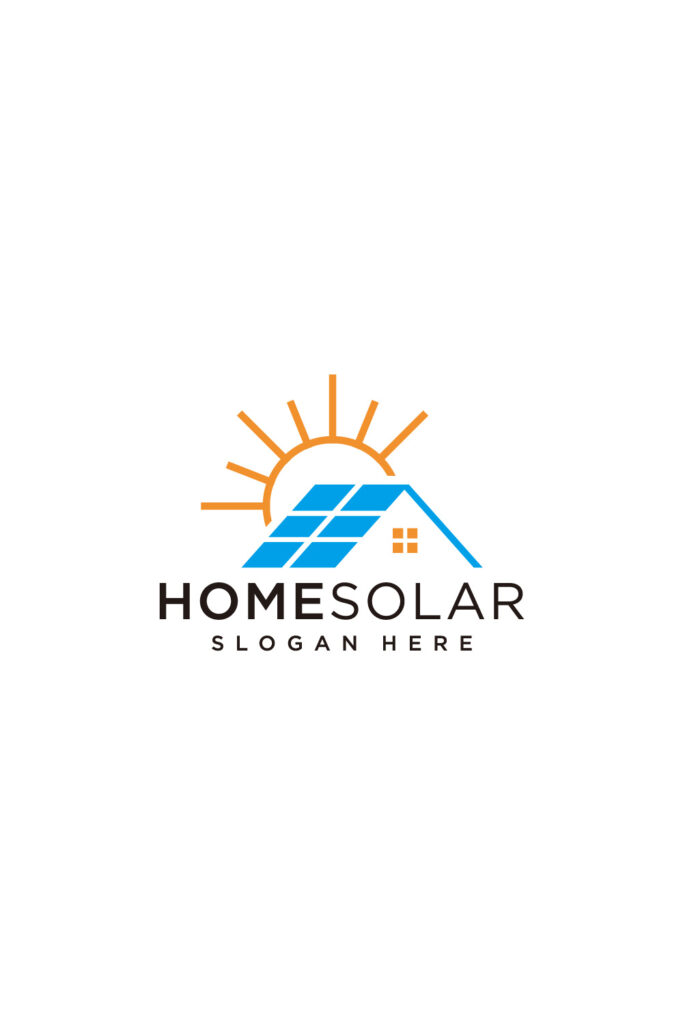 home solar logo vector design - MasterBundles