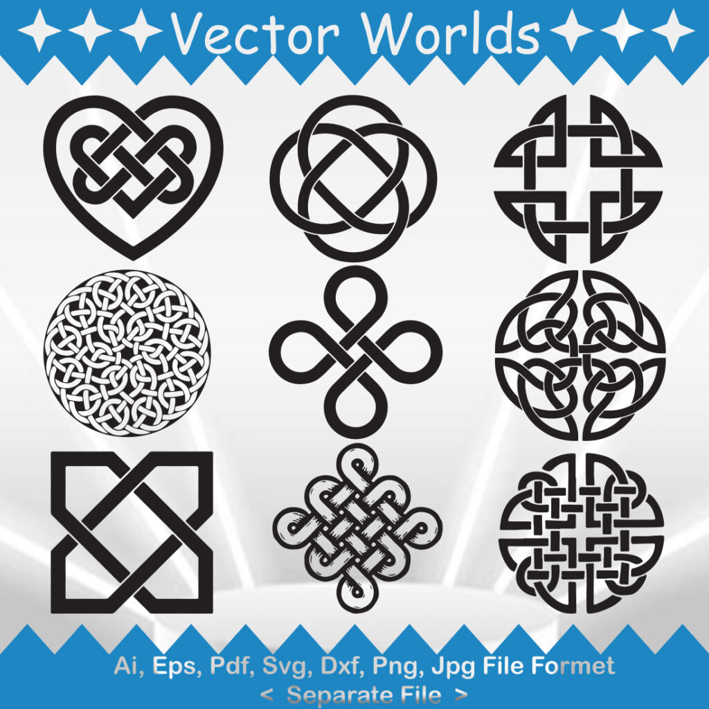 Dara Celtic Knot Symbol SVG Vector Design. - MasterBundles