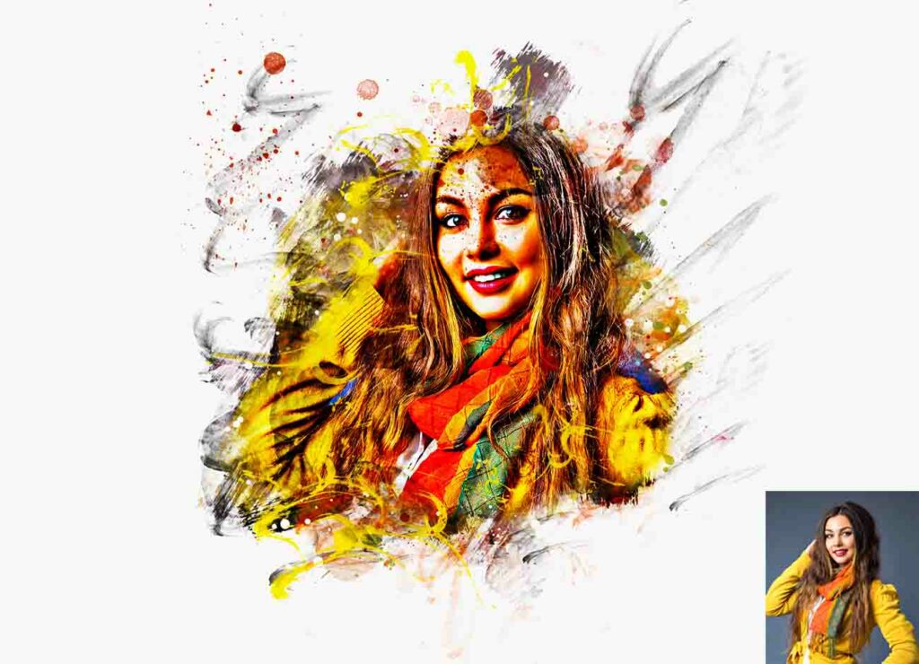 Artistic Painting Effect Photoshop Action - MasterBundles