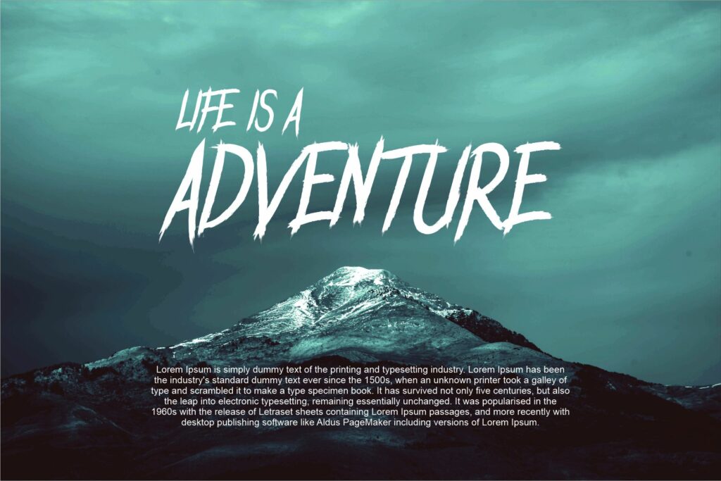 Sandekala Display Font - Perfect for Halloween and Adventure Design ...