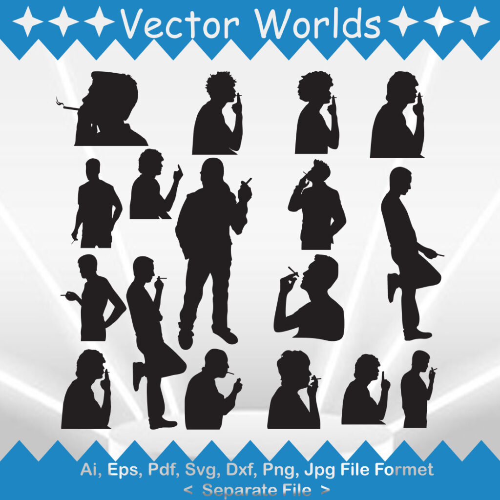 Smoking Boy SVG Vector Design. - MasterBundles