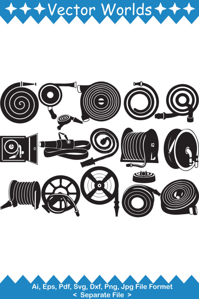 Fire Hose SVG Vector Design. - MasterBundles