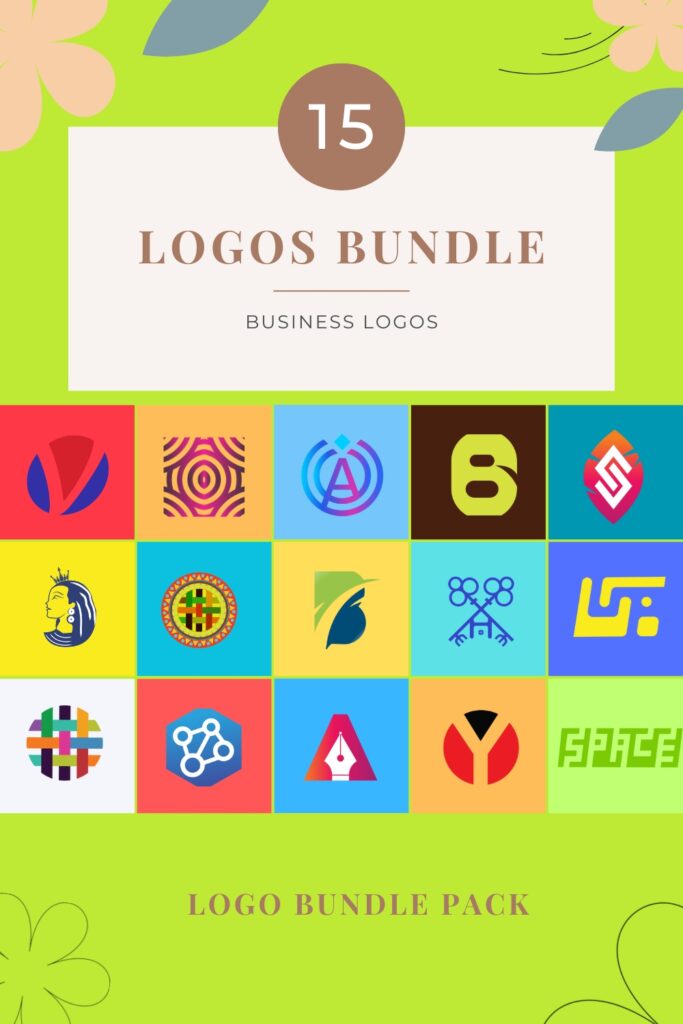 Business logos (15-Logos) bundle pack -Only $35 - MasterBundles