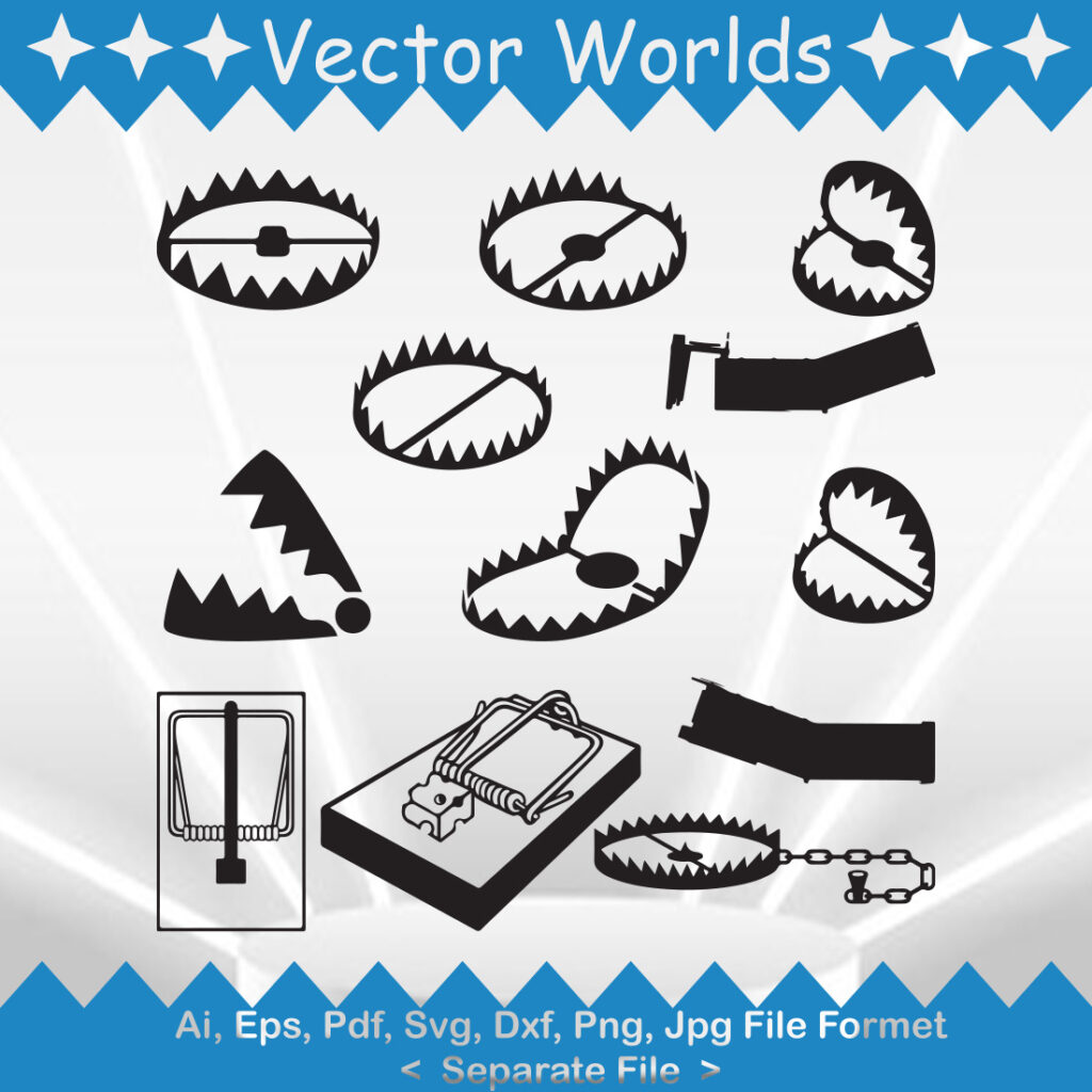 Mouse Trap SVG Vector Design. - MasterBundles