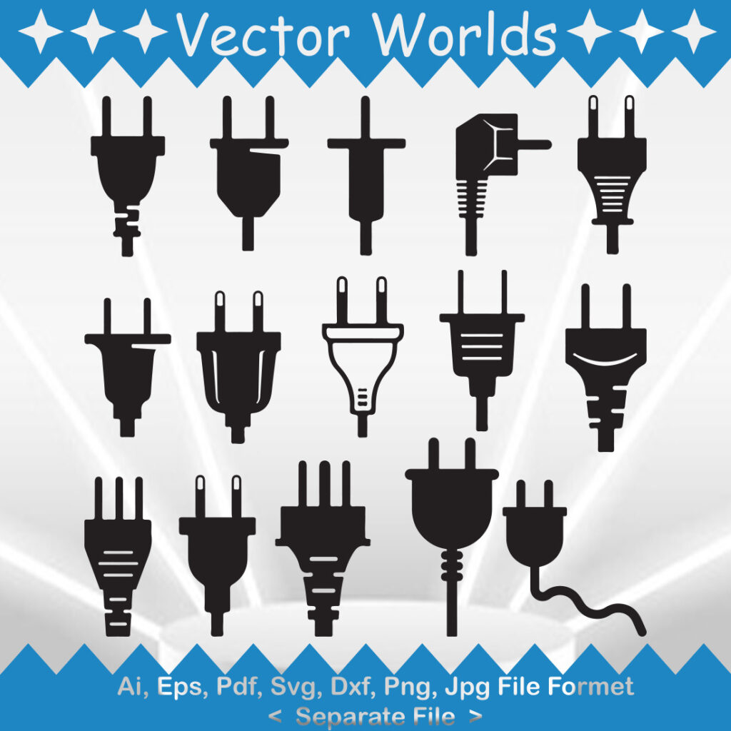 Plug SVG Vector Design. - MasterBundles
